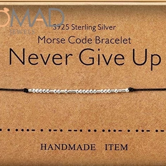 Jewelry | Romad Morse Code Bracelet Lucky S925 Bracelet | Poshmark